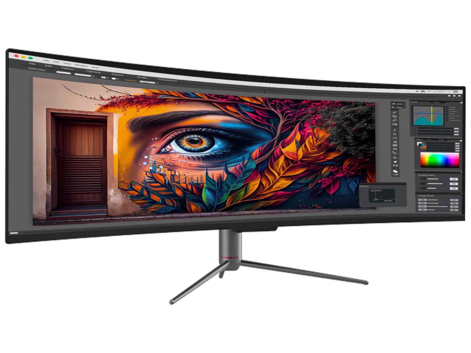 QSM 49" NEW Curved 5K 32:9 Ultrawide 120Hz 6ms Gaming and Office ...